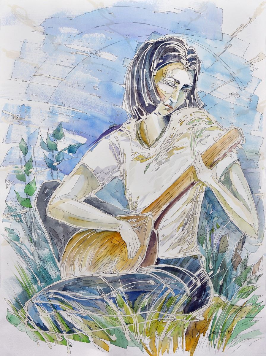 Artist Marina Fay Music Without Words 2 Paintings Composition artist-marina-fay-music-without-words-2-paintings-composition